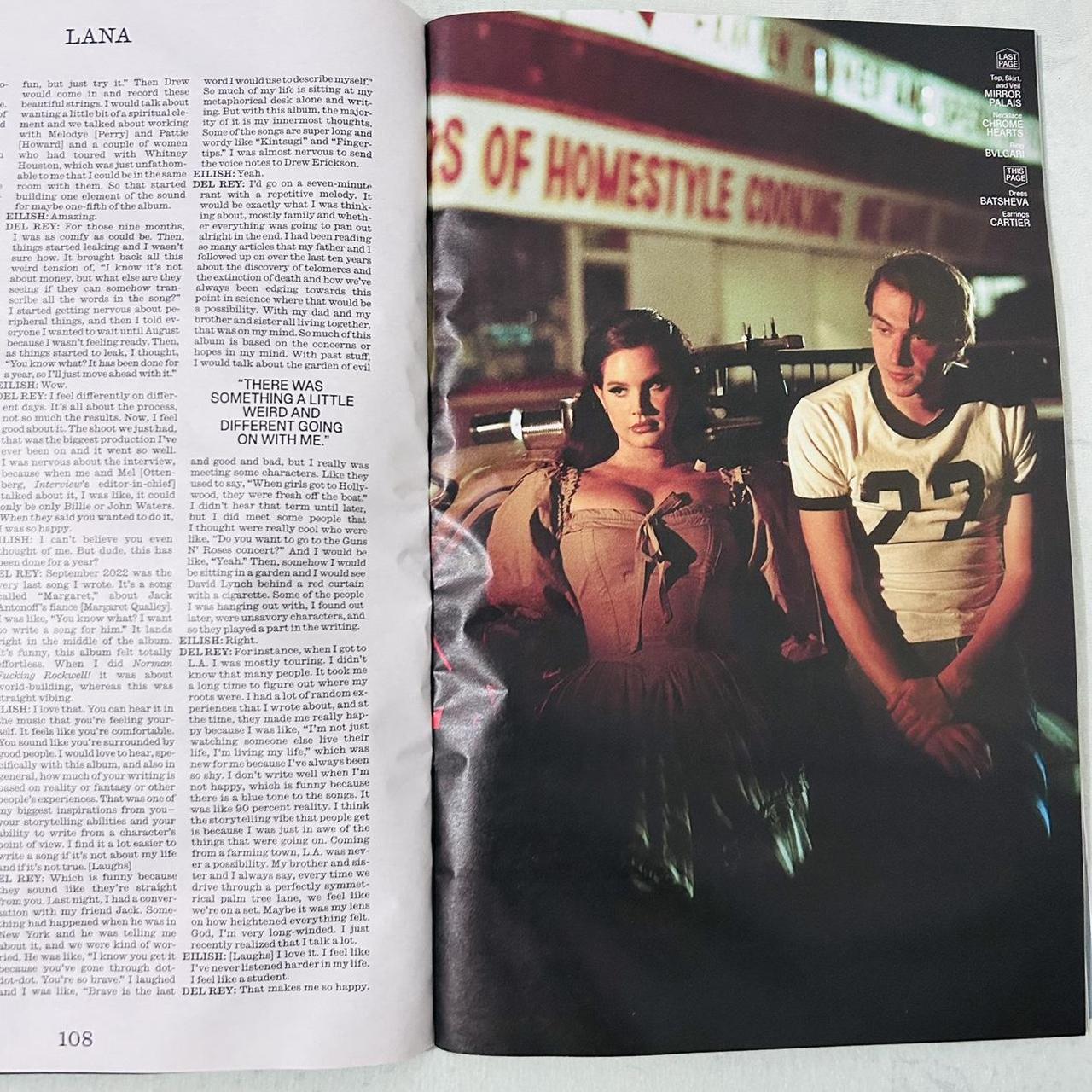 lana del rey interview magazine 2023 - Depop
