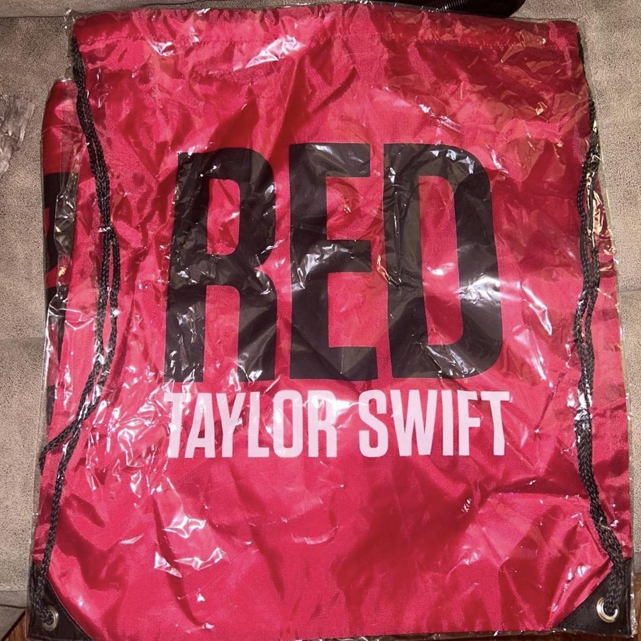 Taylor Swift RED vintage drawstring backpack. brand... - Depop