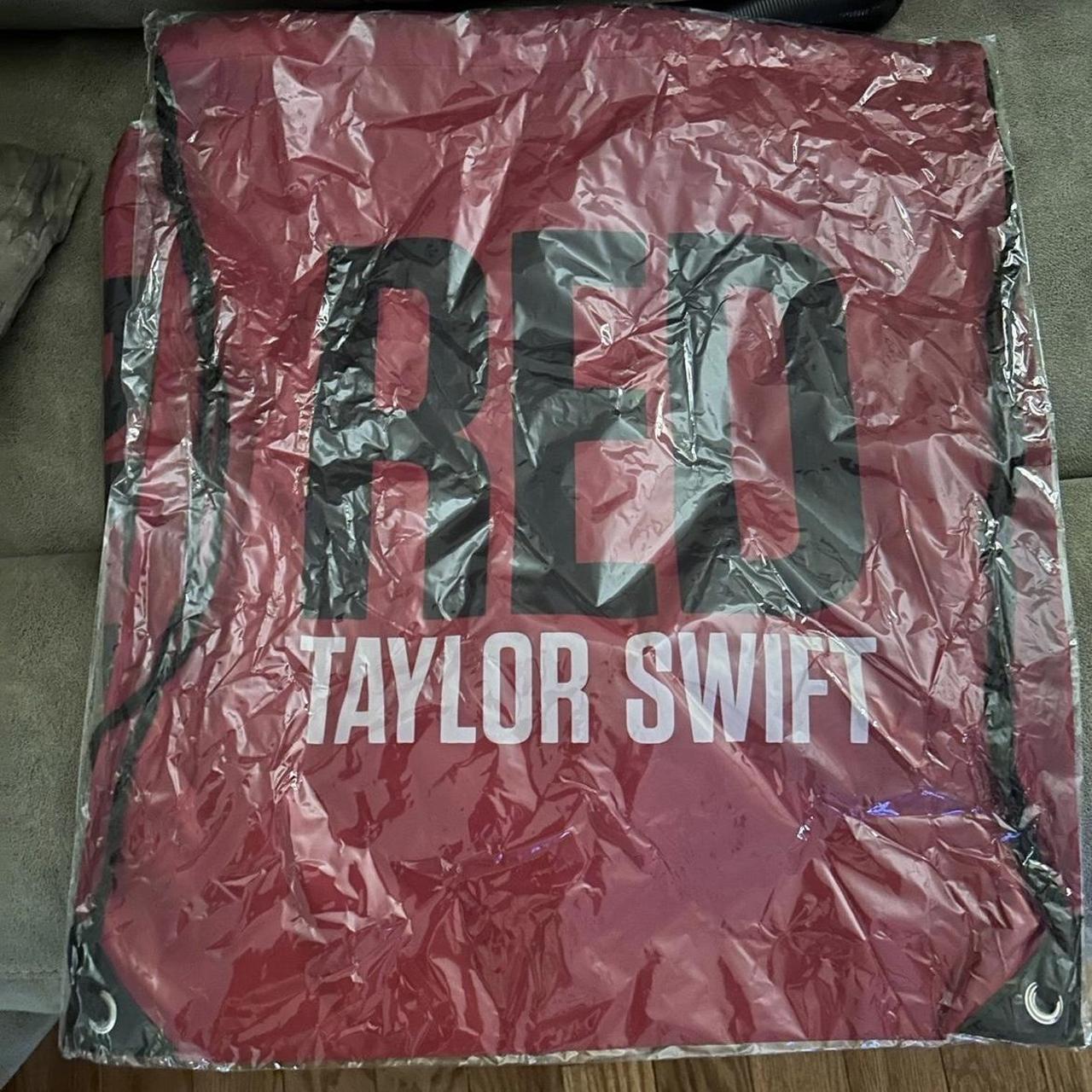 Taylor Swift RED vintage drawstring backpack. brand... - Depop
