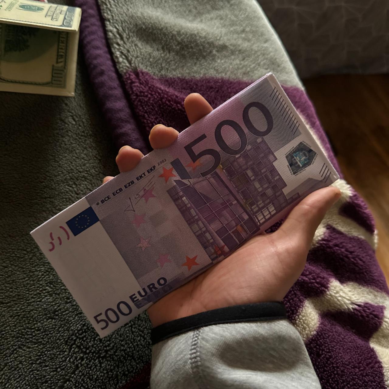 💷500 Euro Bill Wallet💷 Brand New. Has cardholders in... - Depop