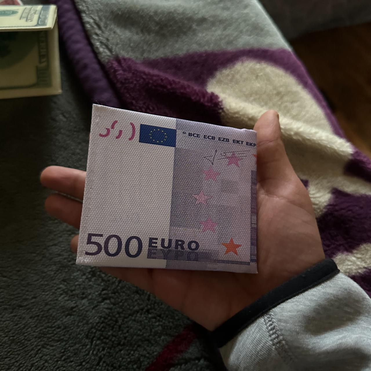 💷500 Euro Bill Wallet💷 Brand New. Has cardholders in... - Depop