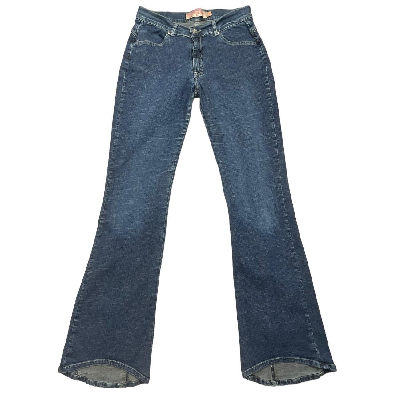 Insane true Y2K Roxy denim bootcut flare jeans with... - Depop