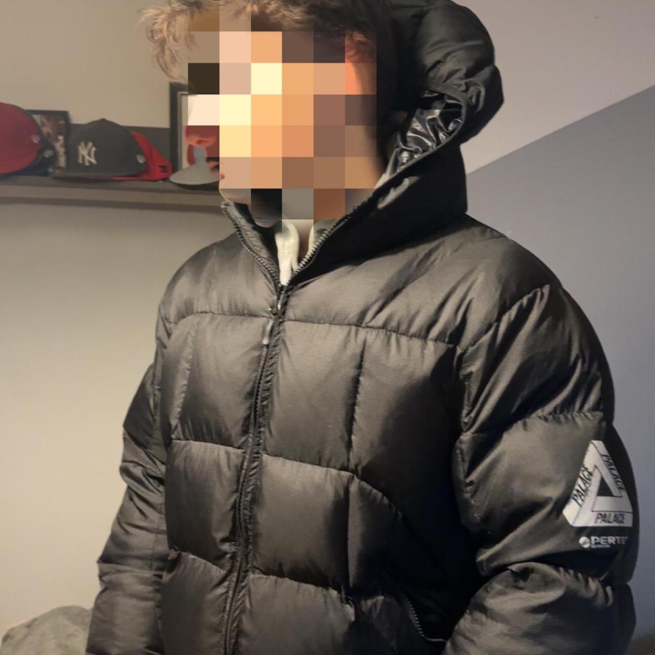 Palce balaclava puffer coat Had it for a few months... | Depop