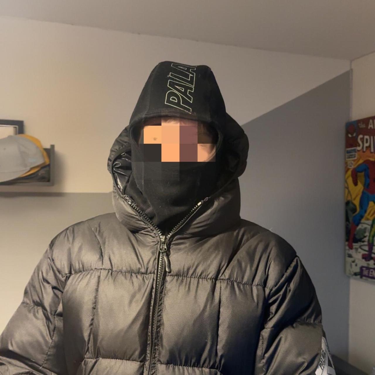 Palce balaclava puffer coat Had it for a few months... | Depop