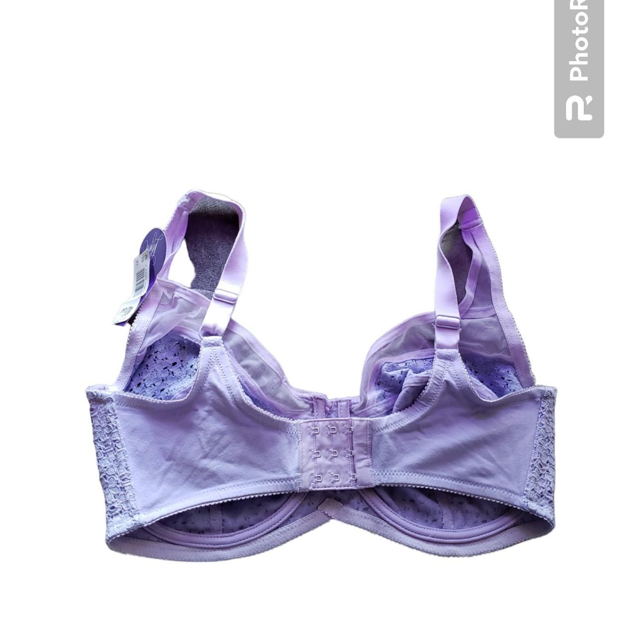 lilyette maidenform 90985 bra size 40DD. Nwt. Purple. - Depop