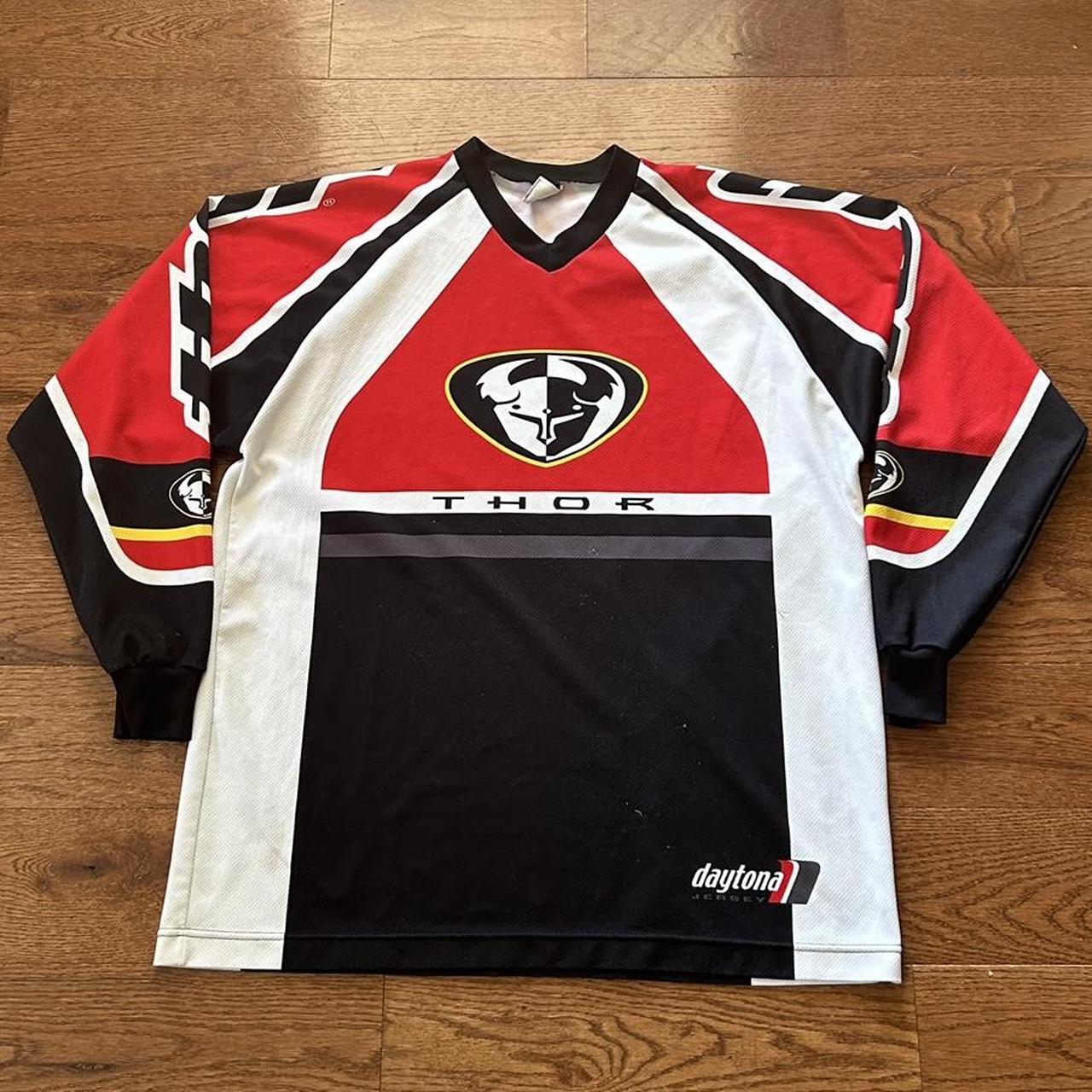 Vintage Thor Racing Jersey Shirt -in great... - Depop