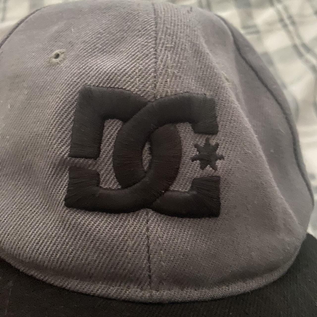 Gray, DC hat - Depop