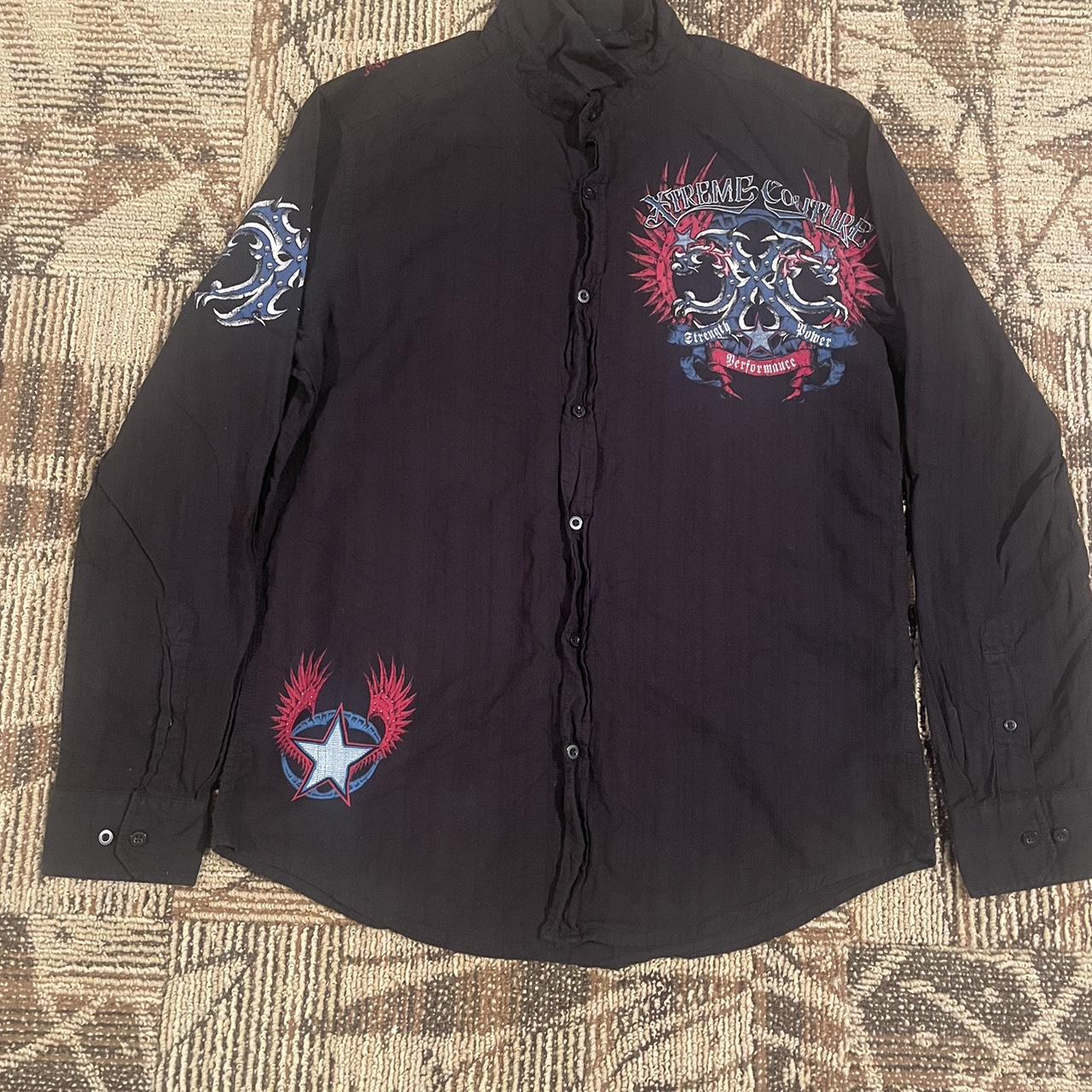 Nice little extreme couture button up Buttoned up... - Depop