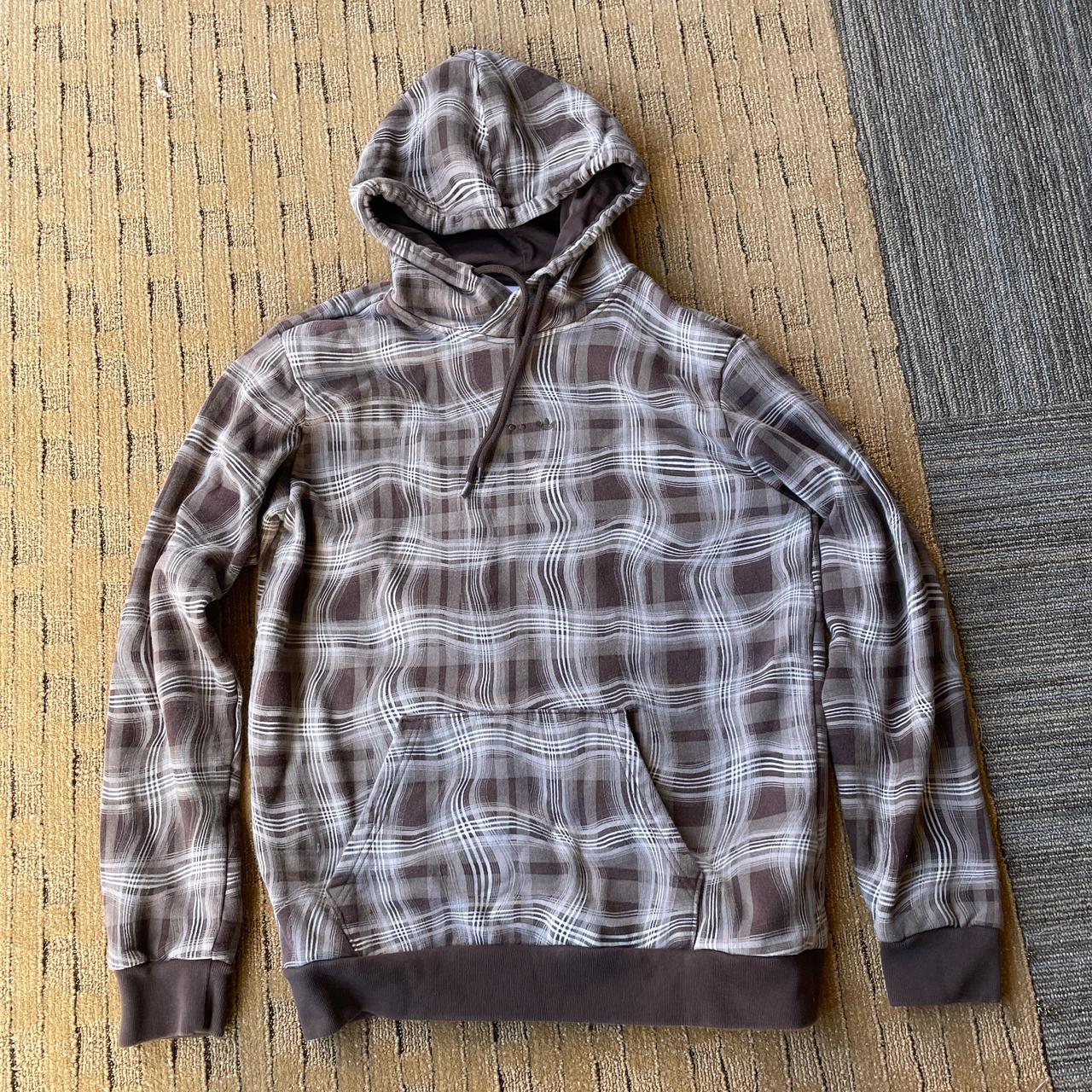 Adidas hoodie really nice pattern -pit to pit... - Depop