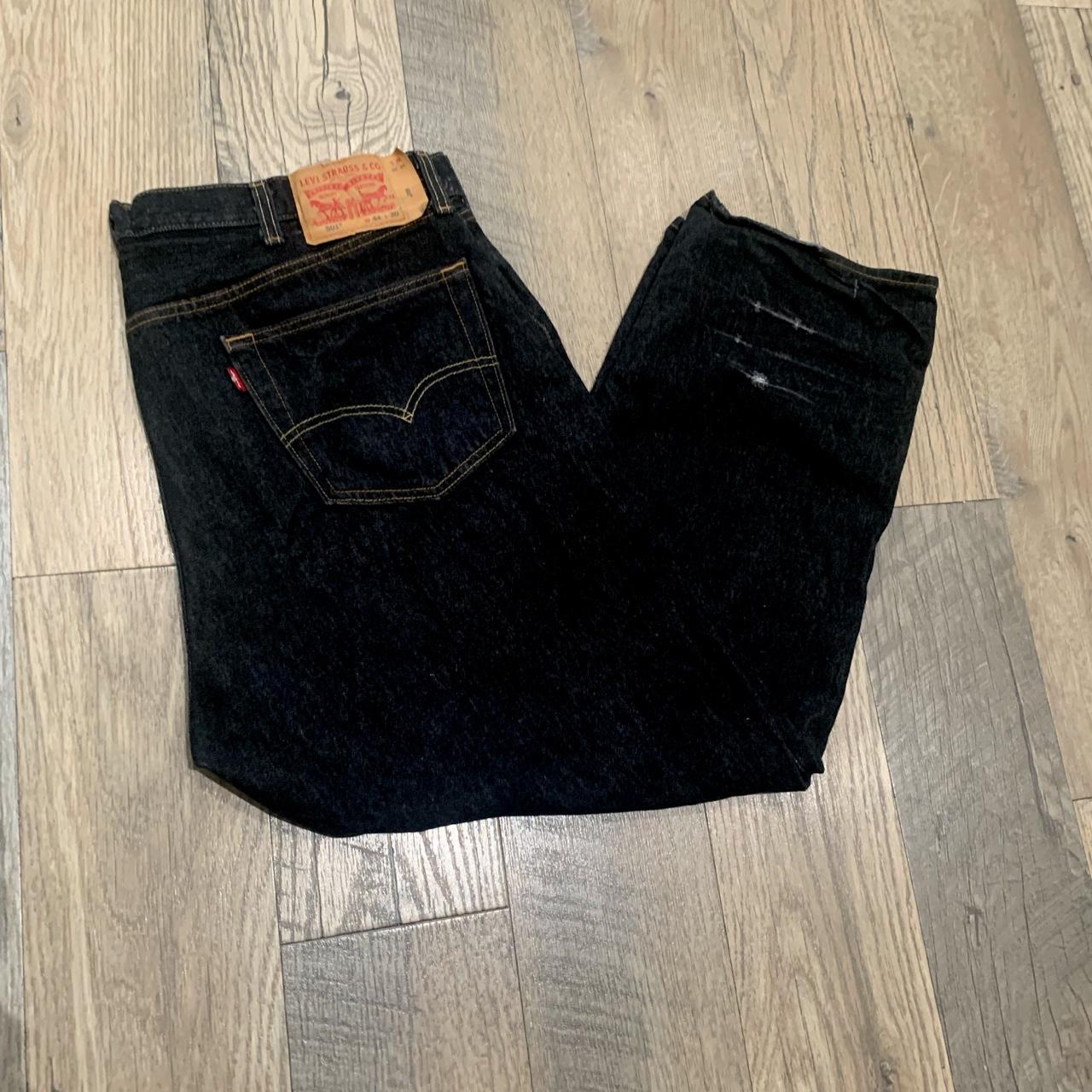 These black Levi jeans have been used and are a lil... - Depop