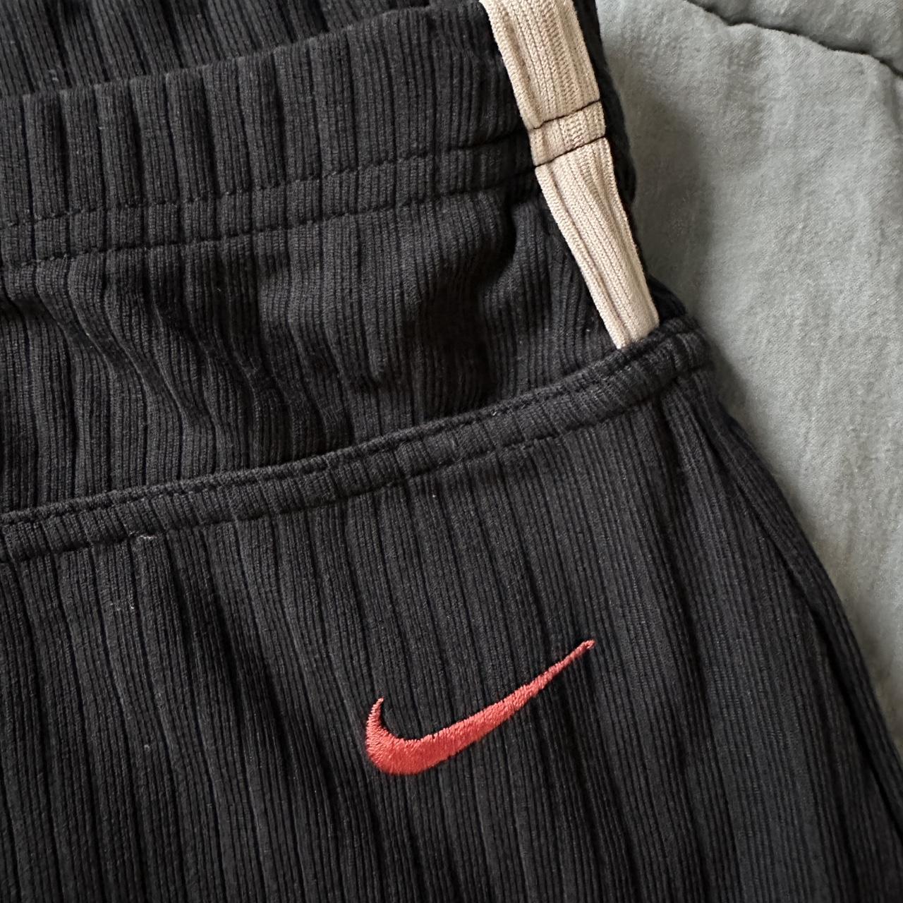 Vintage 90s Nike ribbed shorts. Tagged a size... - Depop