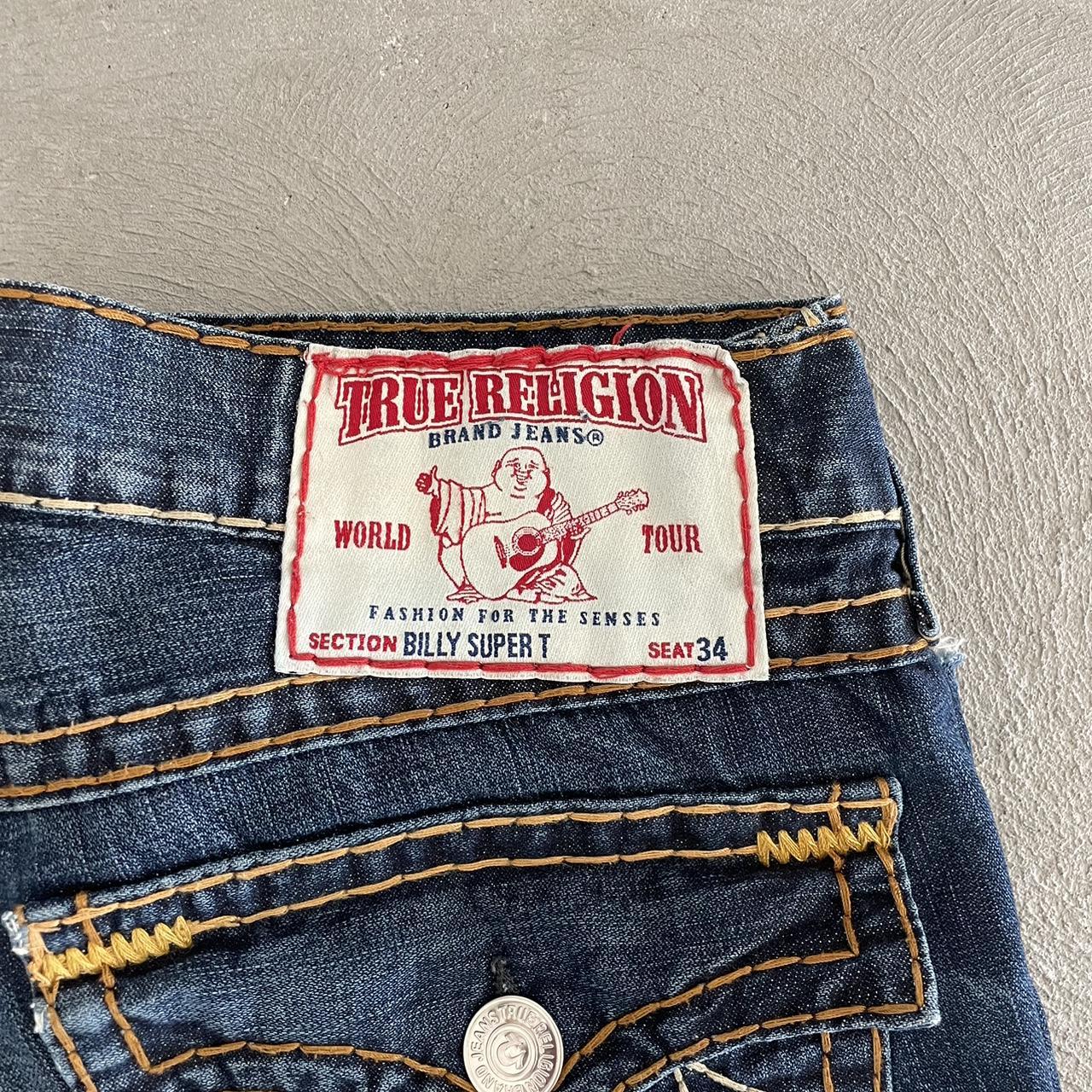 Made in USA True Religions Billy Super T’s cut at... - Depop