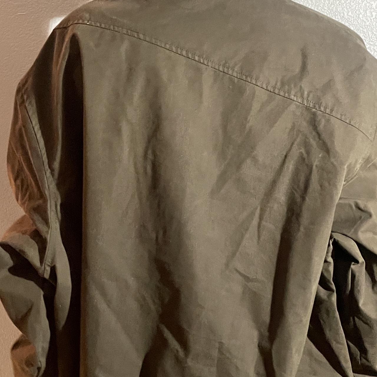 Men’s army green volcom bomber jacket Size L Perf... - Depop