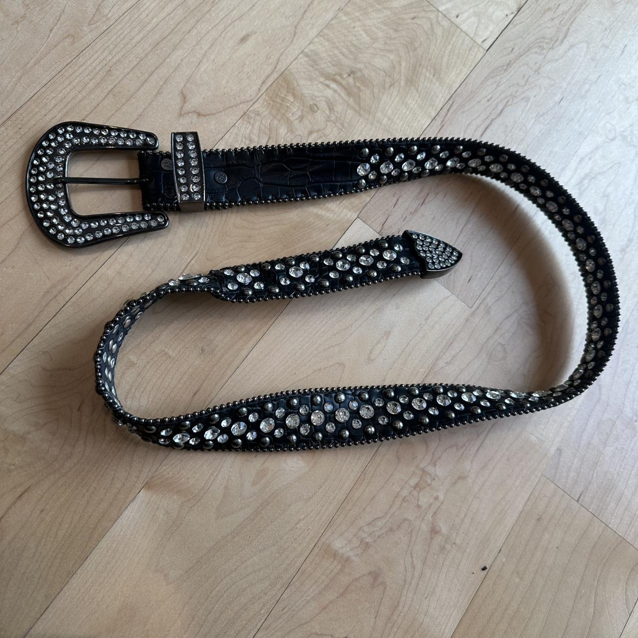 Y2K Studded BB Style Belt Good Condition Other Than... | Depop