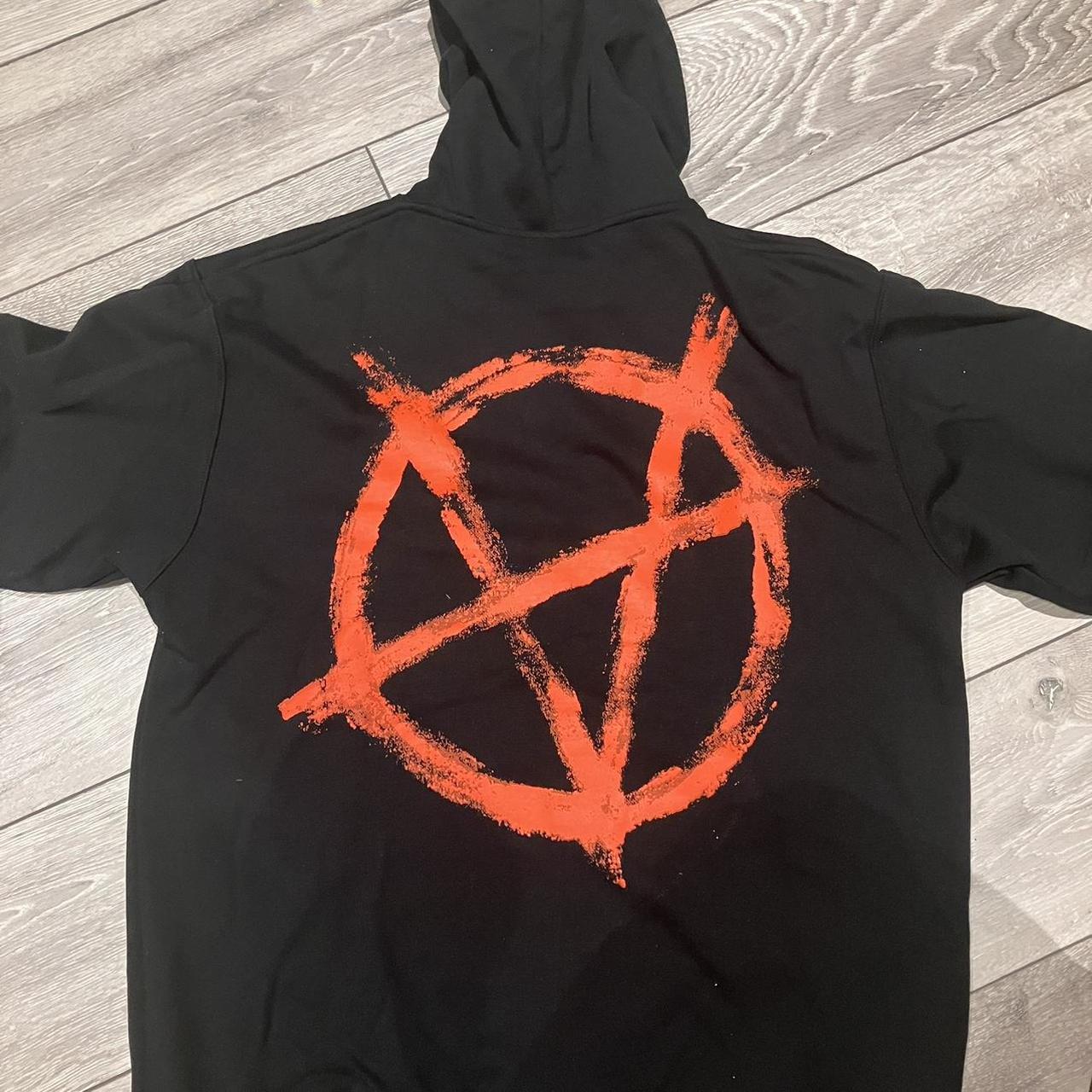 Vetements Anarchy hoodie with mask. L-XL fit. But S... - Depop