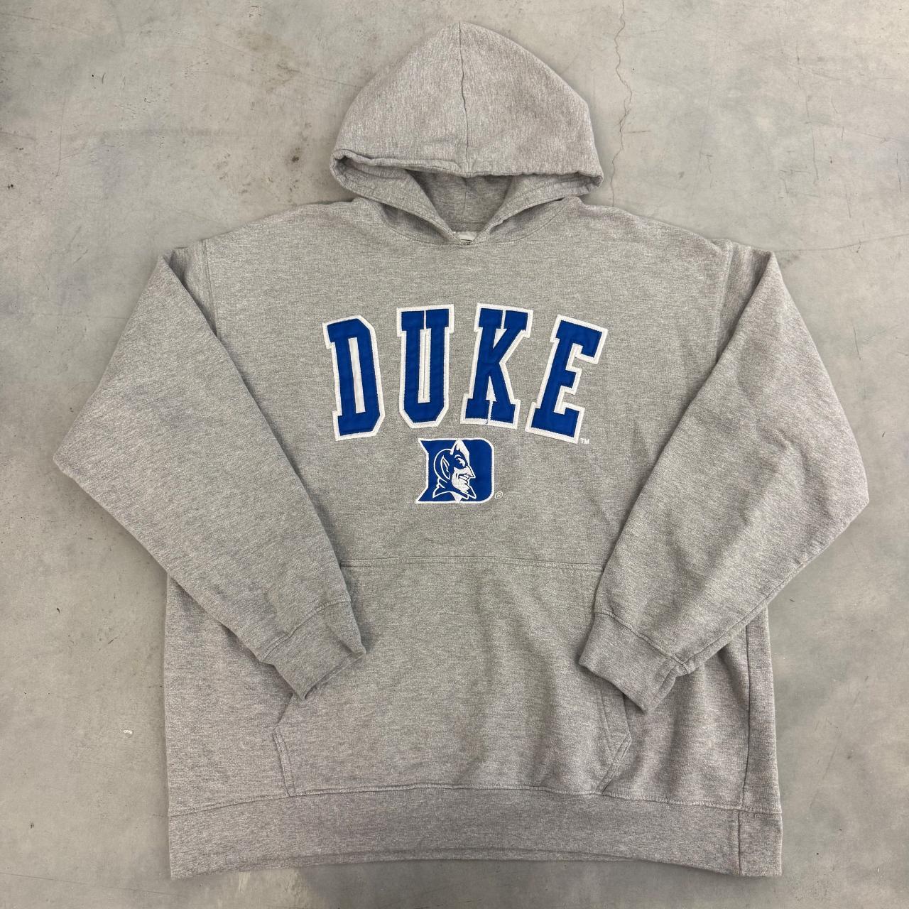 Vintage Duke Blue Devils Classic Gray ACC Pullover... | Depop