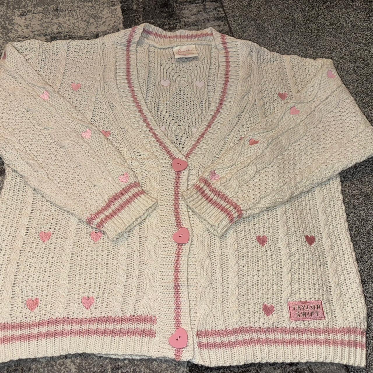 Taylor Swift Lover Album Cardigan M/L... - Depop