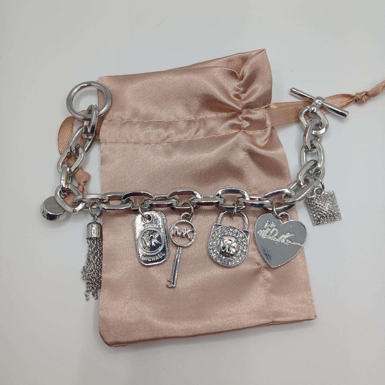 Silver Michael Kors Charm Bracelet #MichaelKors... | Depop