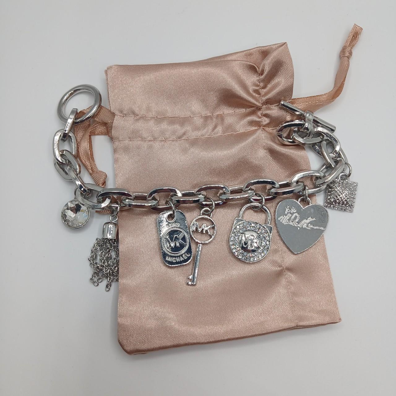Silver Michael Kors Charm Bracelet #MichaelKors... | Depop
