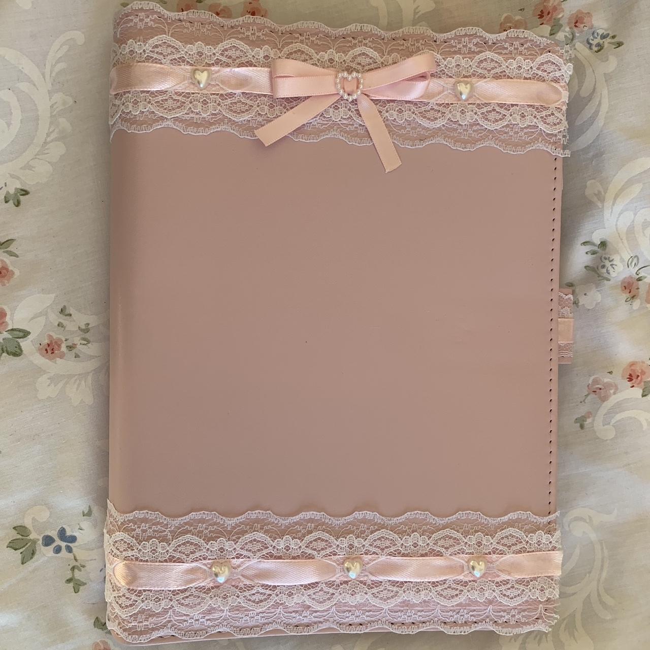Pretty coquette binder notebook! Come with 200... | Depop