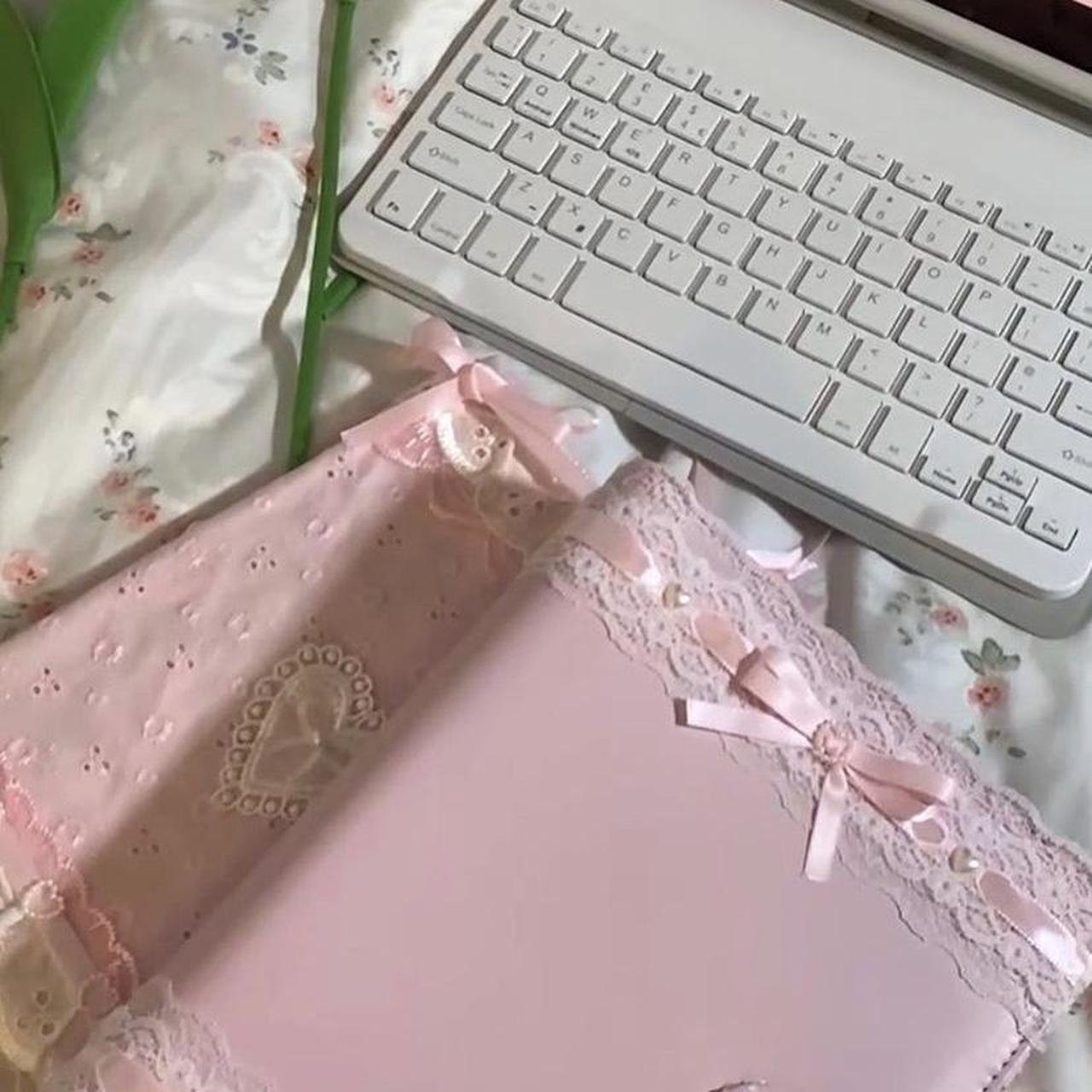 Pretty coquette binder notebook! Come with 200... | Depop