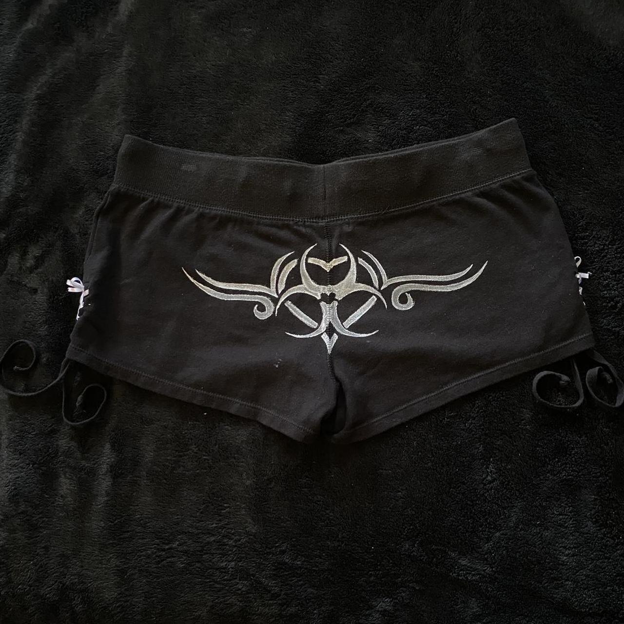 PRICE IS SET! 🖤 hand painted tribal heart biohazard... | Depop