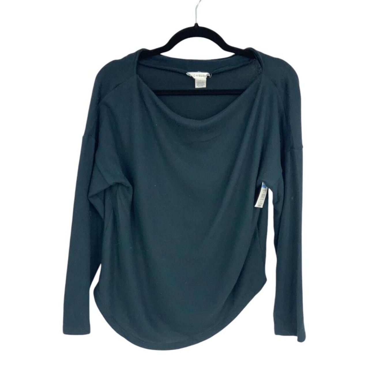 Caslon Cozy Hacci Knit Top Black Size Small; From... | Depop