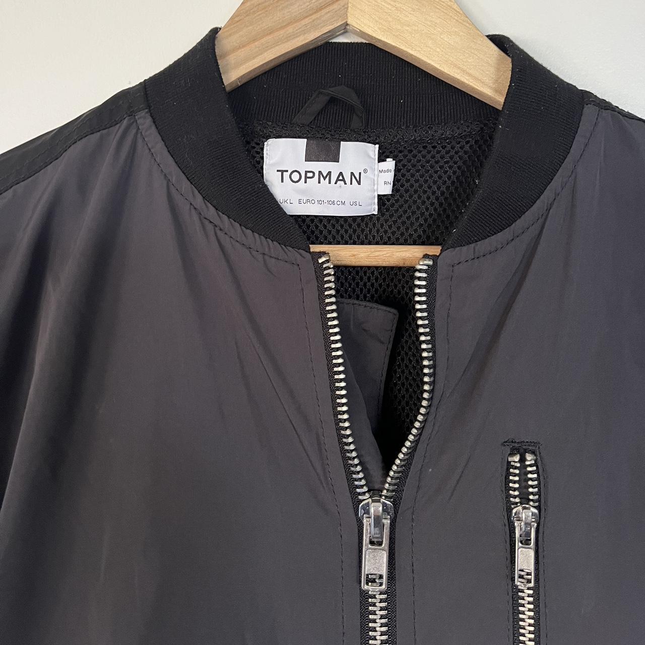 Bomber style jacket from topman. Men’s size L. Very... - Depop