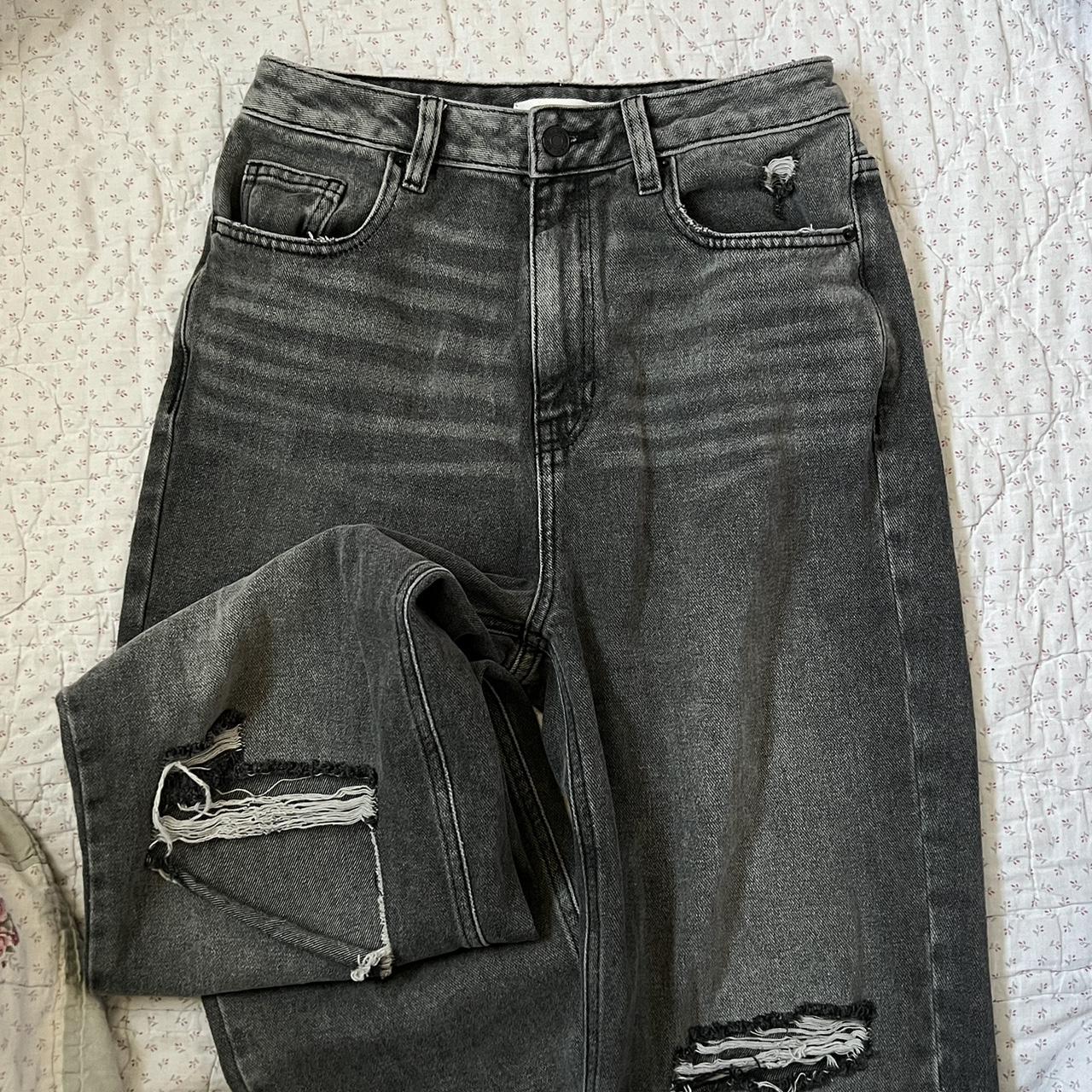 cute pacsun mom jeans ripped,... - Depop