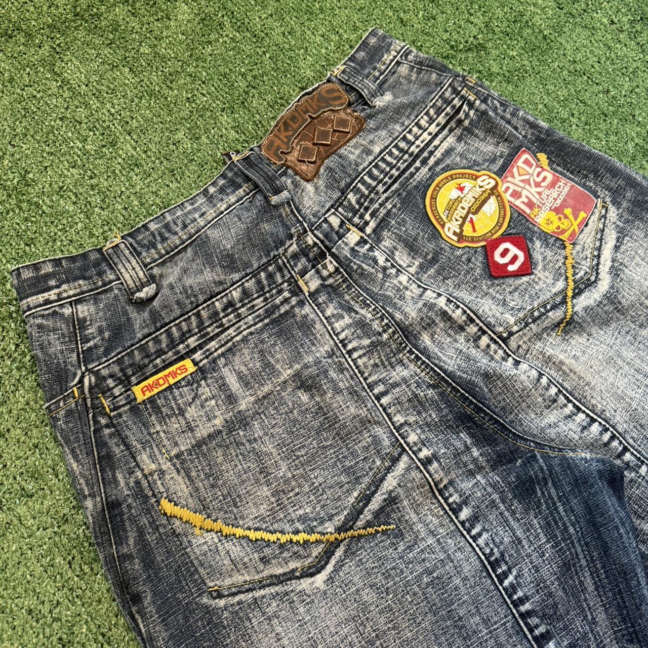 Y2K Akademiks patch embroidered jnco style... - Depop