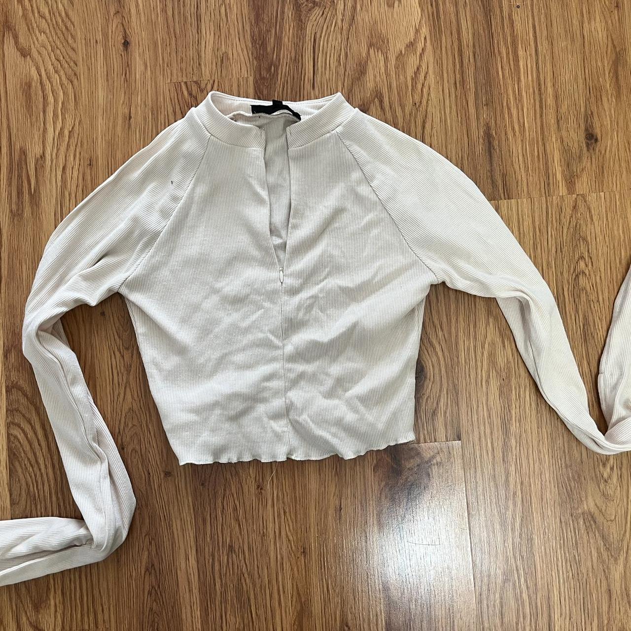 ASOS size S quarter zip top. Size is UK8 fits like a... - Depop