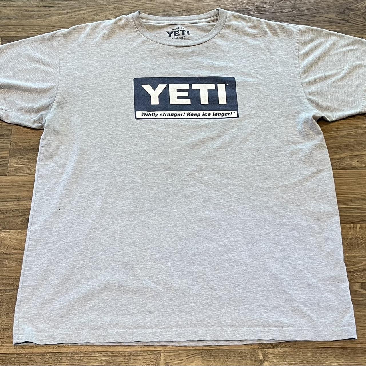 Vintage YETI Tee, Size L - Depop