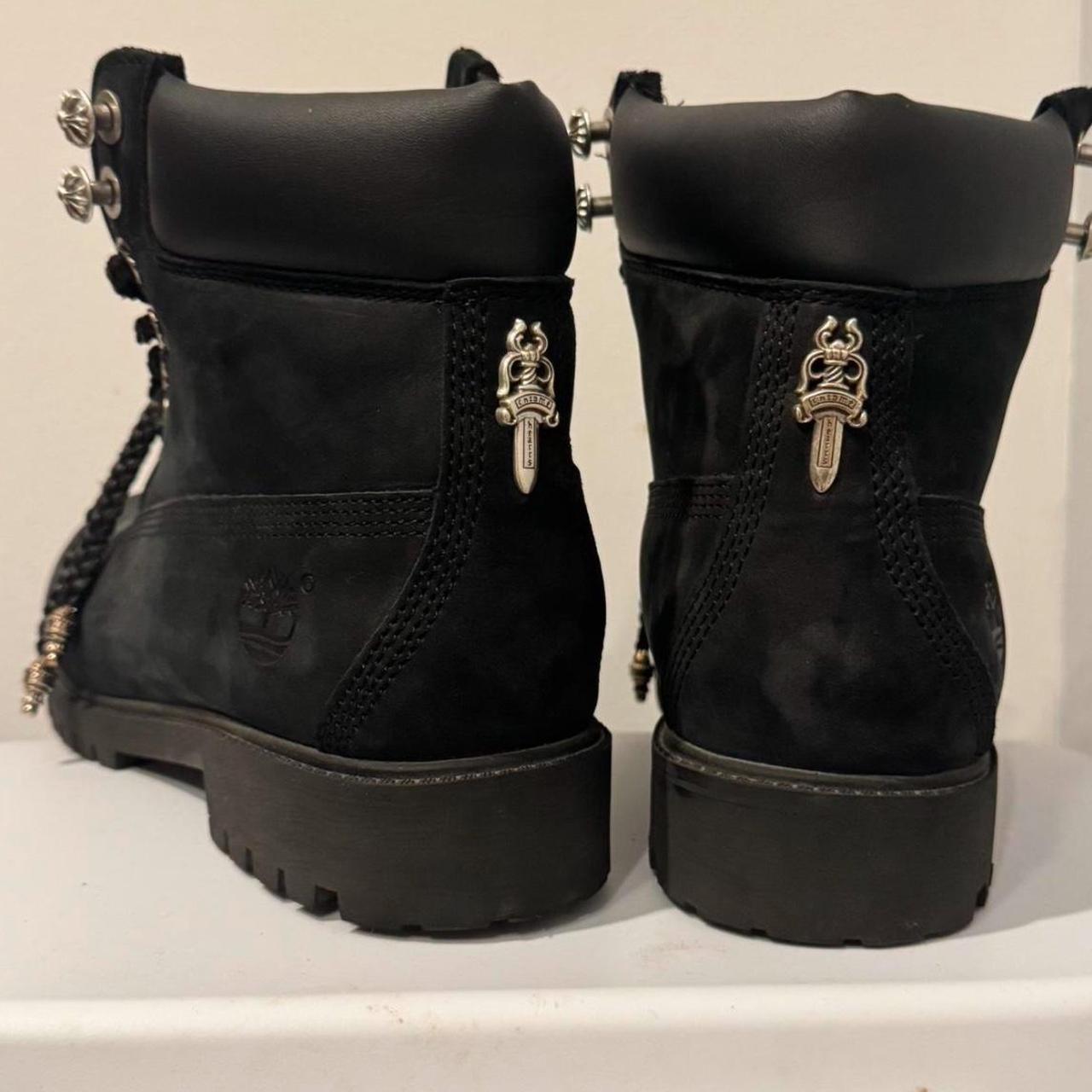 chrome heart timbs used had for about. A year... | Depop