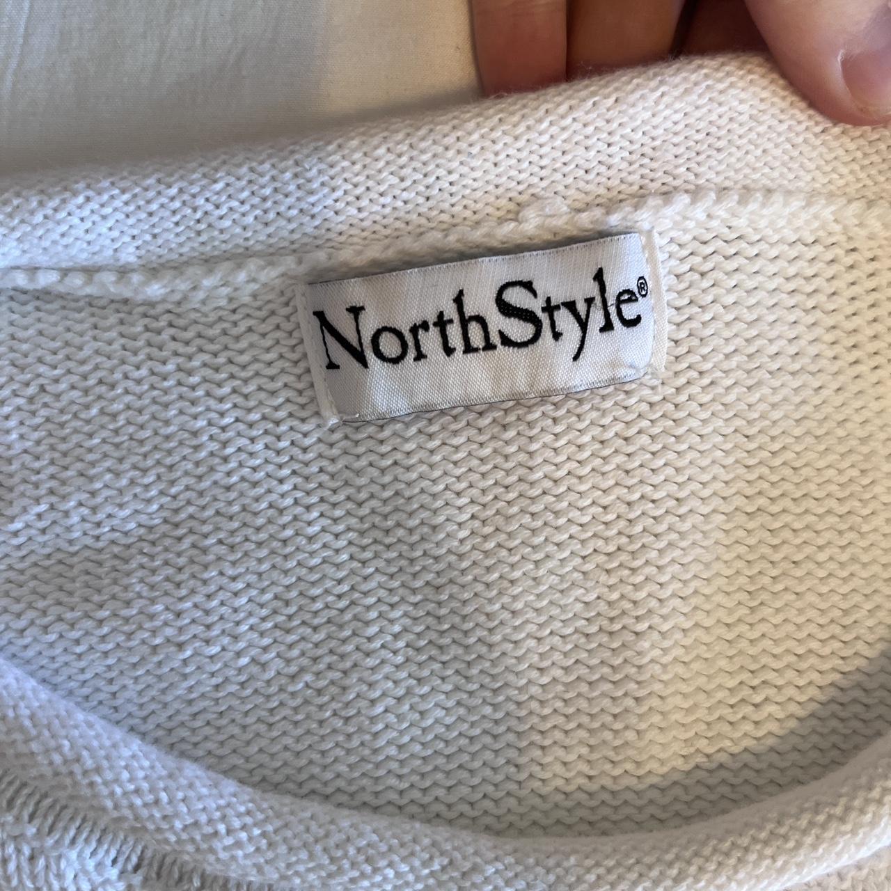 cute simple red heart sweater :) north style brand! - Depop