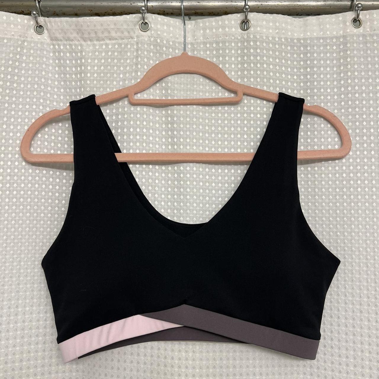 Fabletics sports bra with crossover; size medium - Depop
