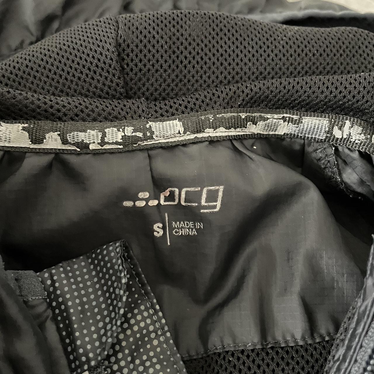 bcg Wind Breaker Black with silver highlights Size -... - Depop