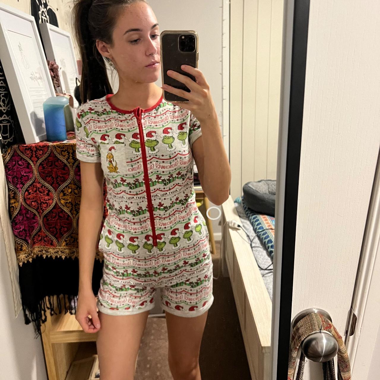 Peter Alexander Grinch Onesie Pyjamas Junior size 10... - Depop