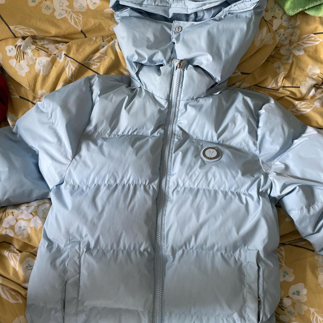 Baby Blue Iron Gate Trapstar Puffer (Real) - Depop
