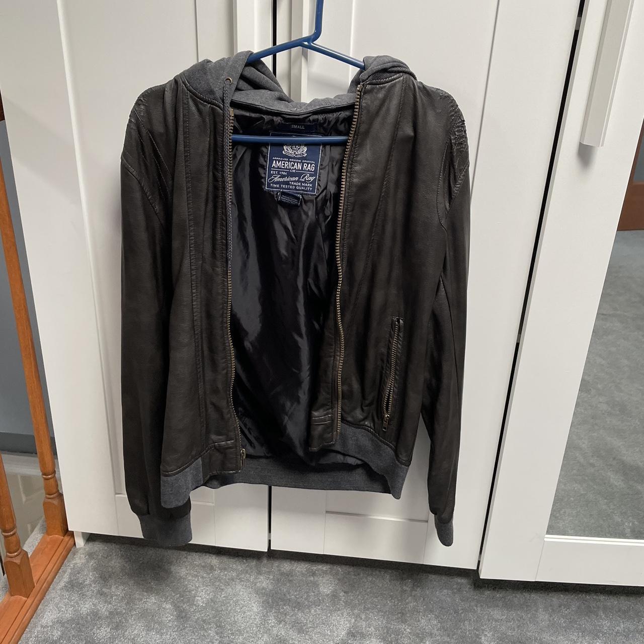 American Rag Jacket Size small Non leather but... | Depop