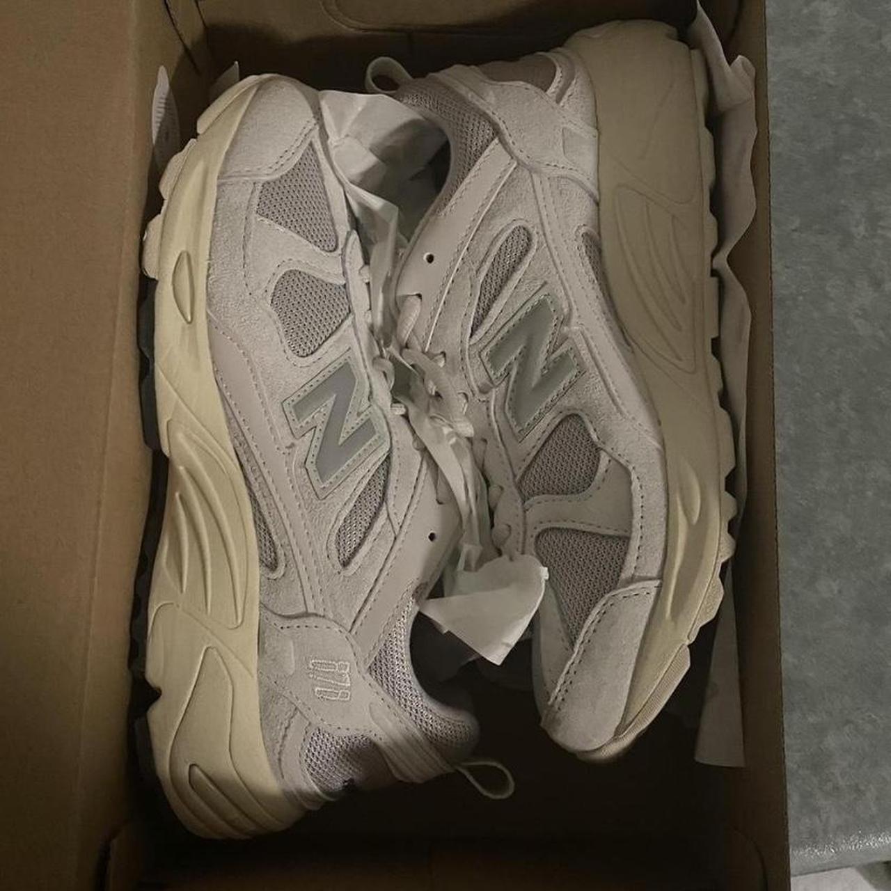 New Balance 878 Women's white and cream... - Depop