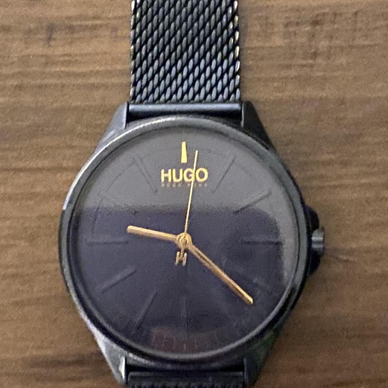 Hugo Boss Smash Watch 1530136 - Blue Steel Mesh... - Depop