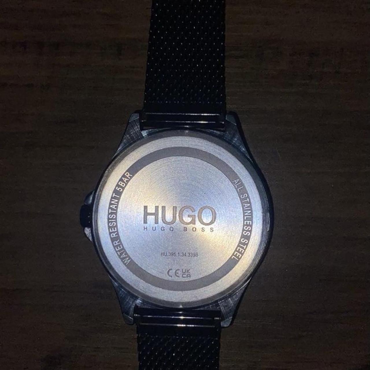 Hugo Boss Smash Watch 1530136 - Blue Steel Mesh... - Depop