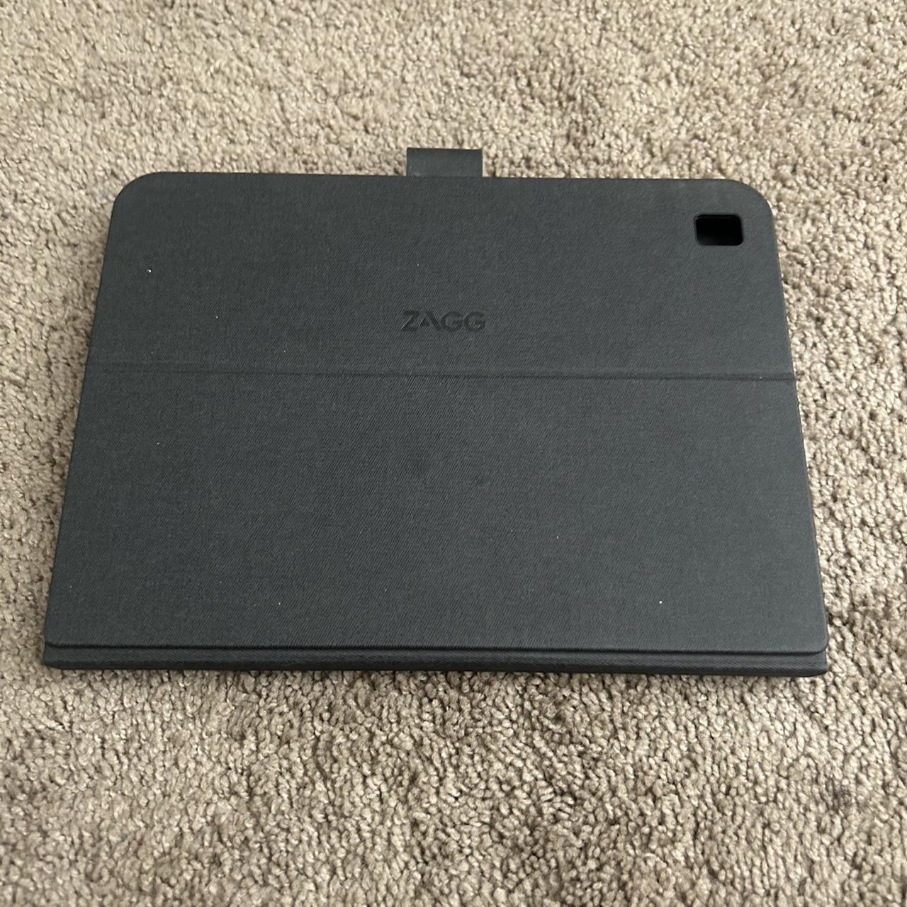 Black Zagg Logitech keyboard case with built-in... | Depop