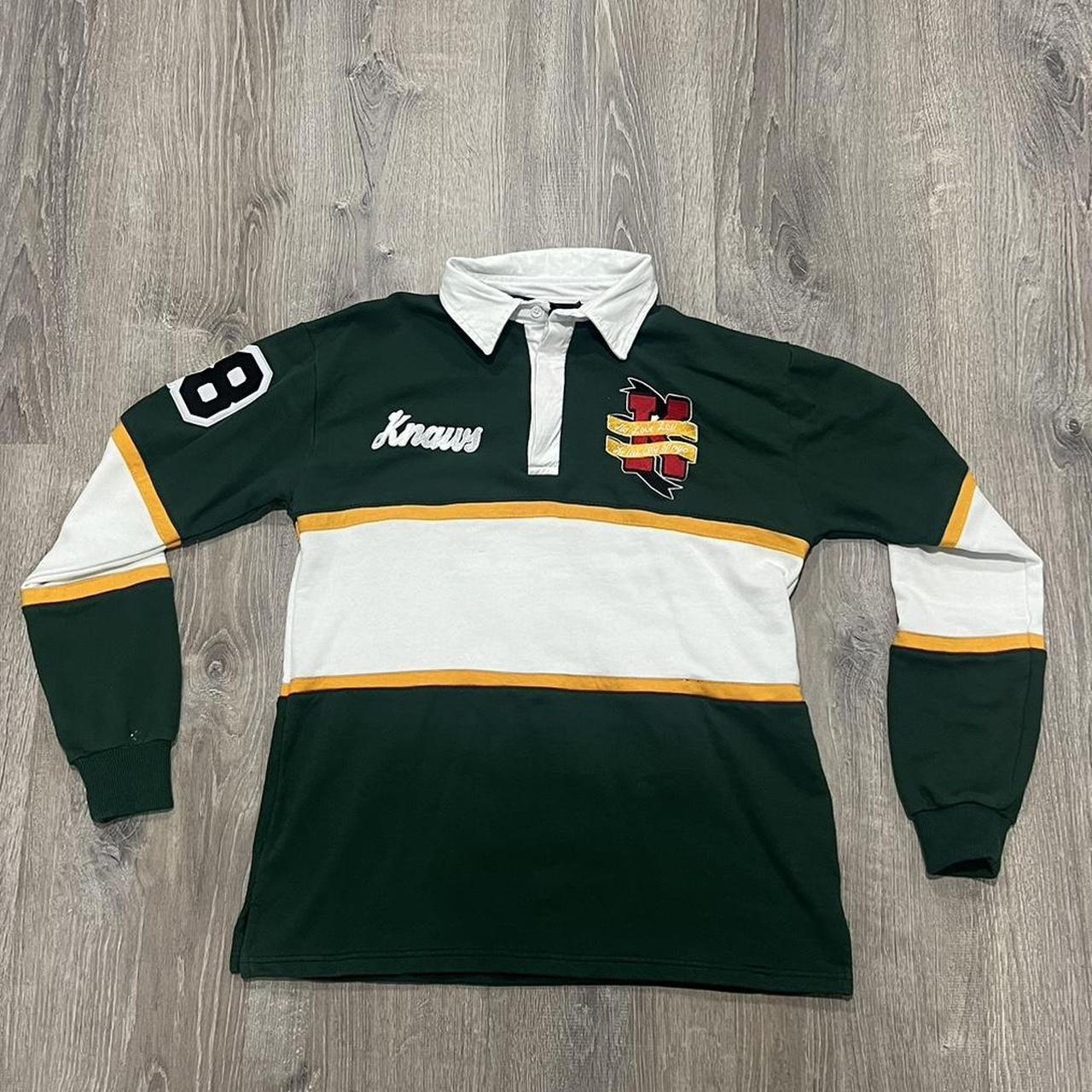 Knaws “No Love Lost” Rugby Polo NEVER WORN Nice... - Depop