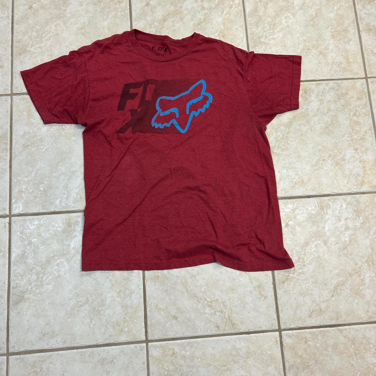 Red Fox Racing Shirt | Size L | Good Condition ... - Depop