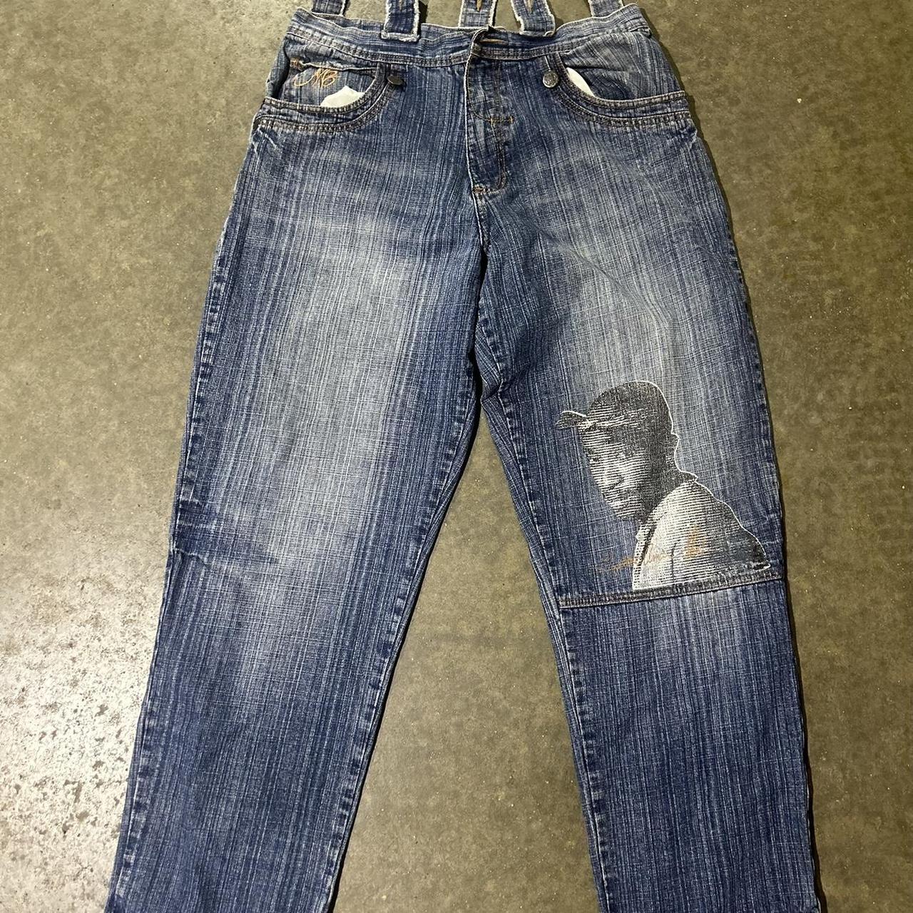 Makaveli Y2K Tupac Jeans size 36 Ask for... - Depop