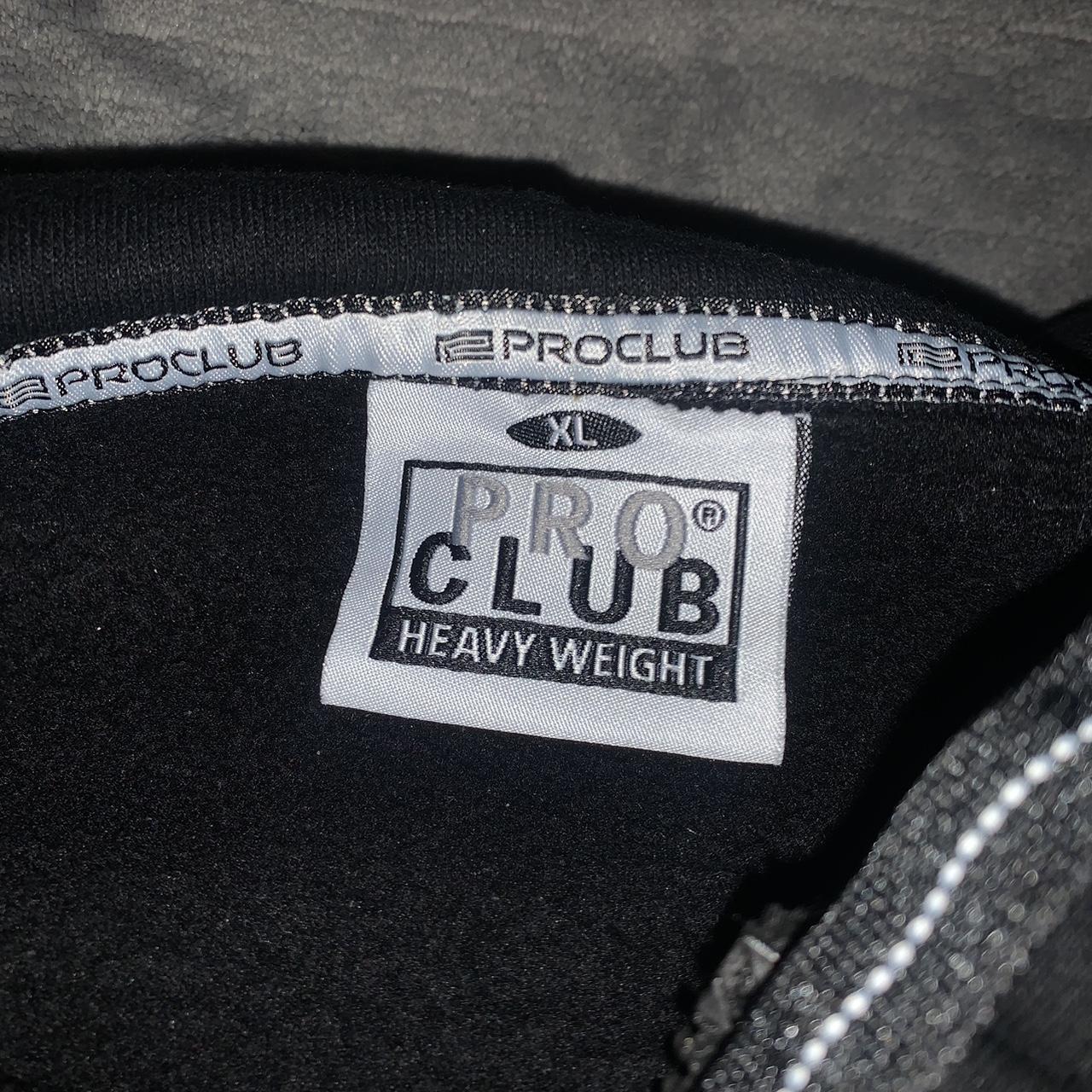 Black pro club zip up XL Send offers - Depop