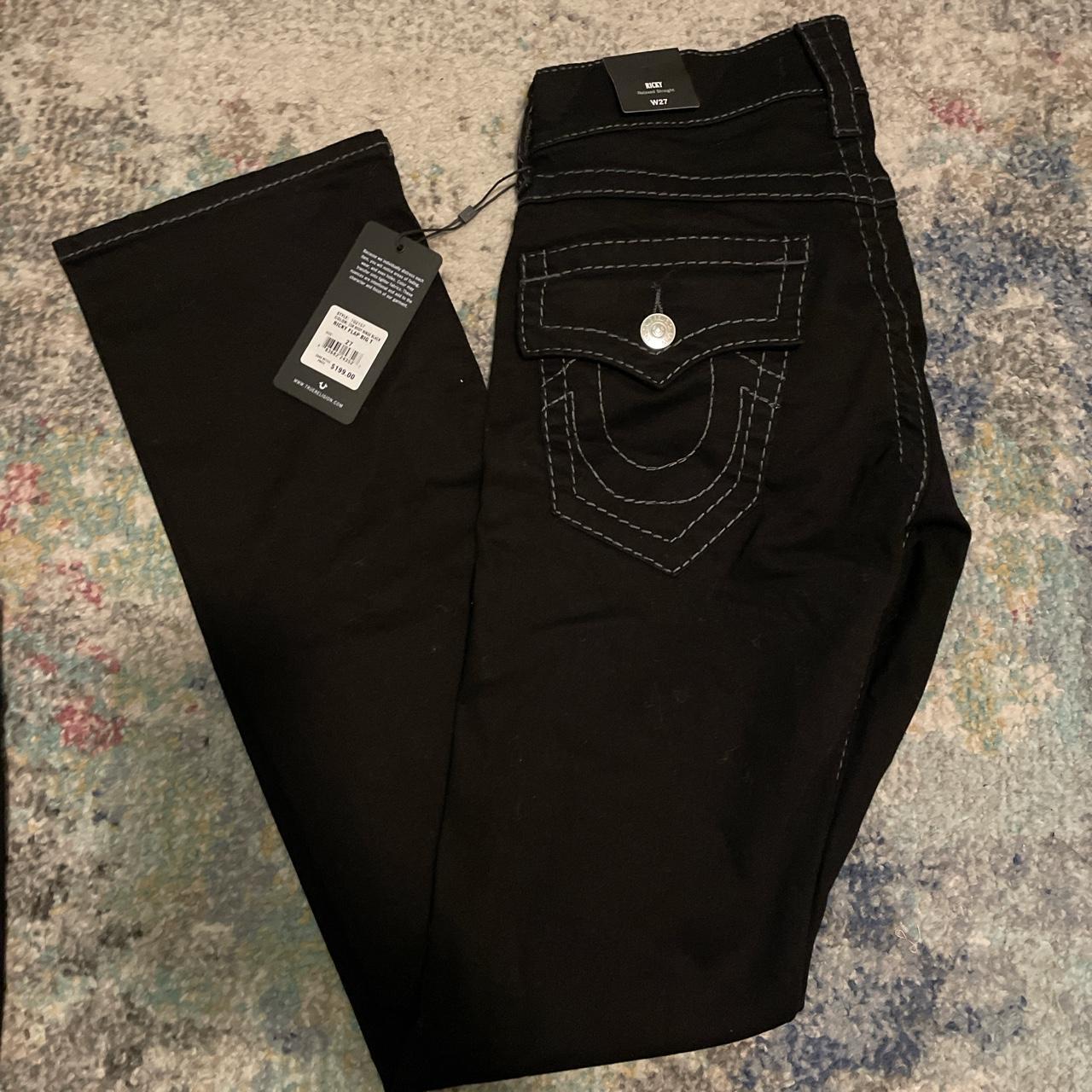 True Religion RICKY BIG T STITCH STRAIGHT... - Depop