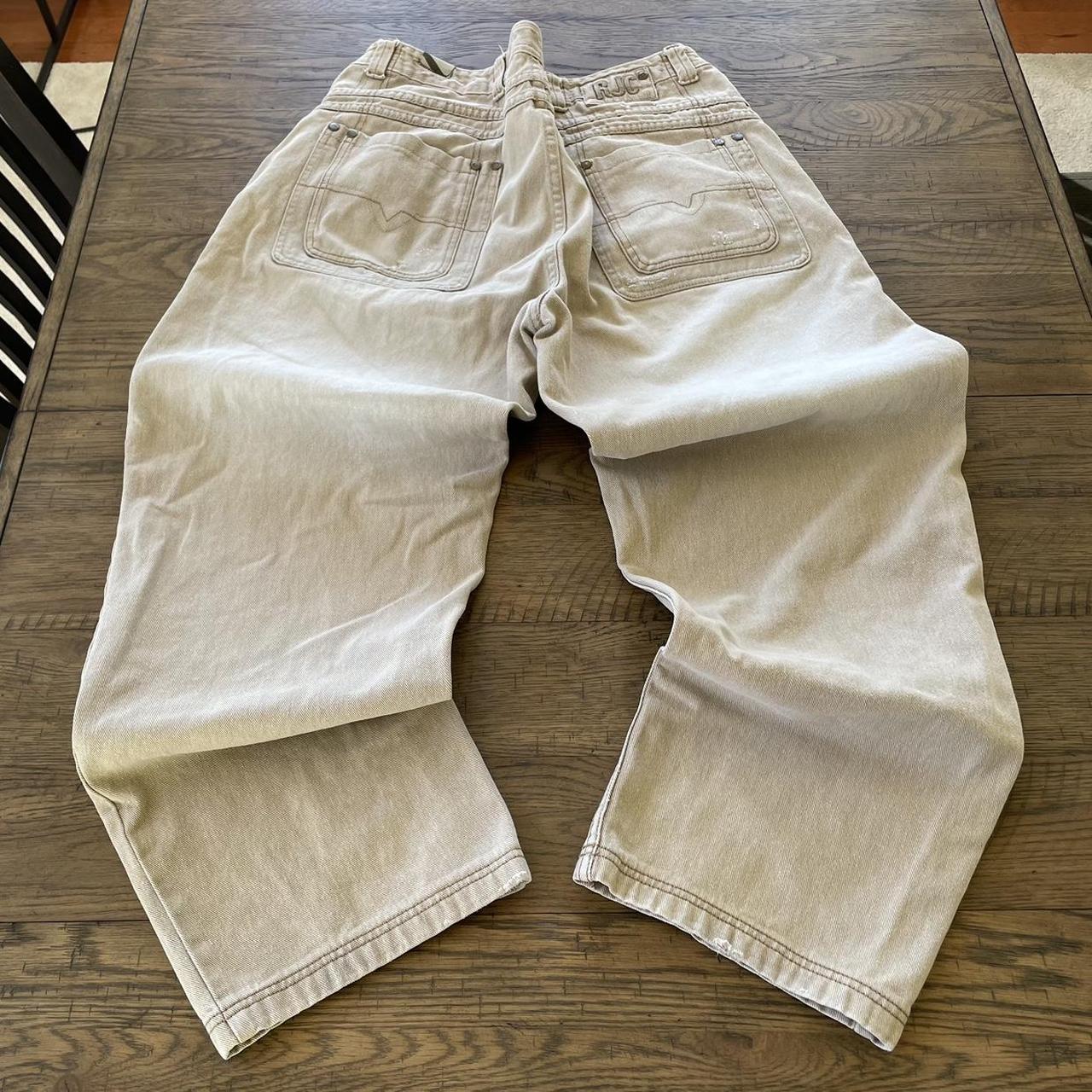 y2k rjc raider jeans size 42x34, big baggy fit,... - Depop