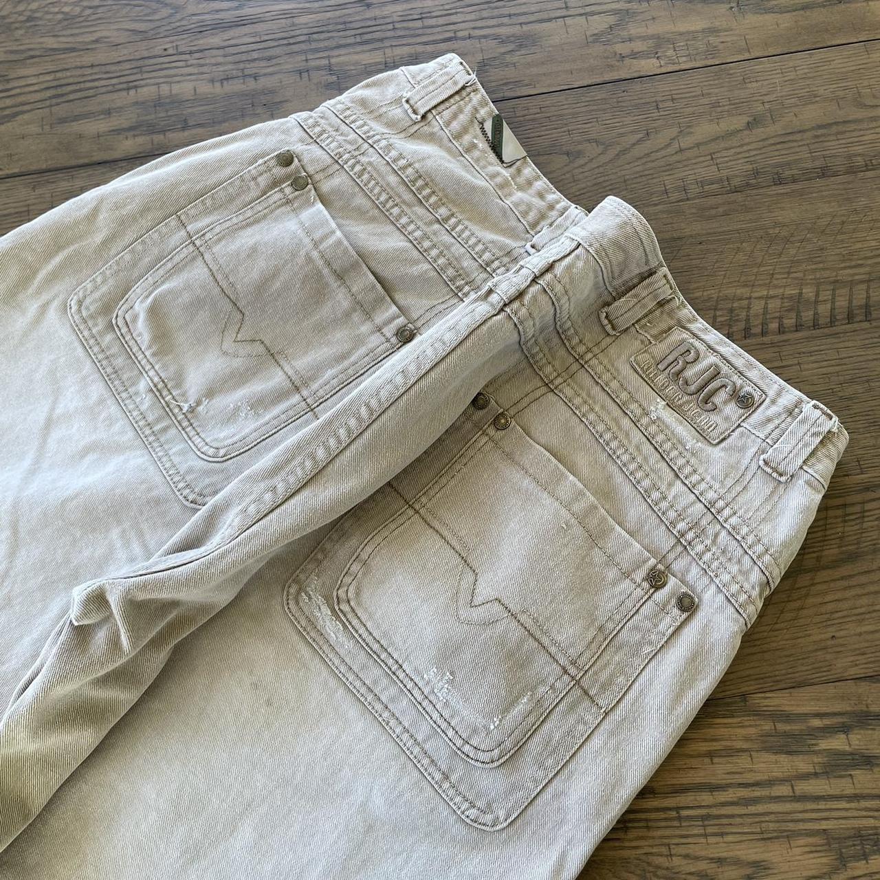 y2k rjc raider jeans size 42x34, big baggy fit,... - Depop